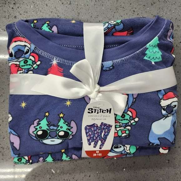 Disney | Intimates & Sleepwear | Soft Cozy Disney Stitch 2 Piece Pajama ...